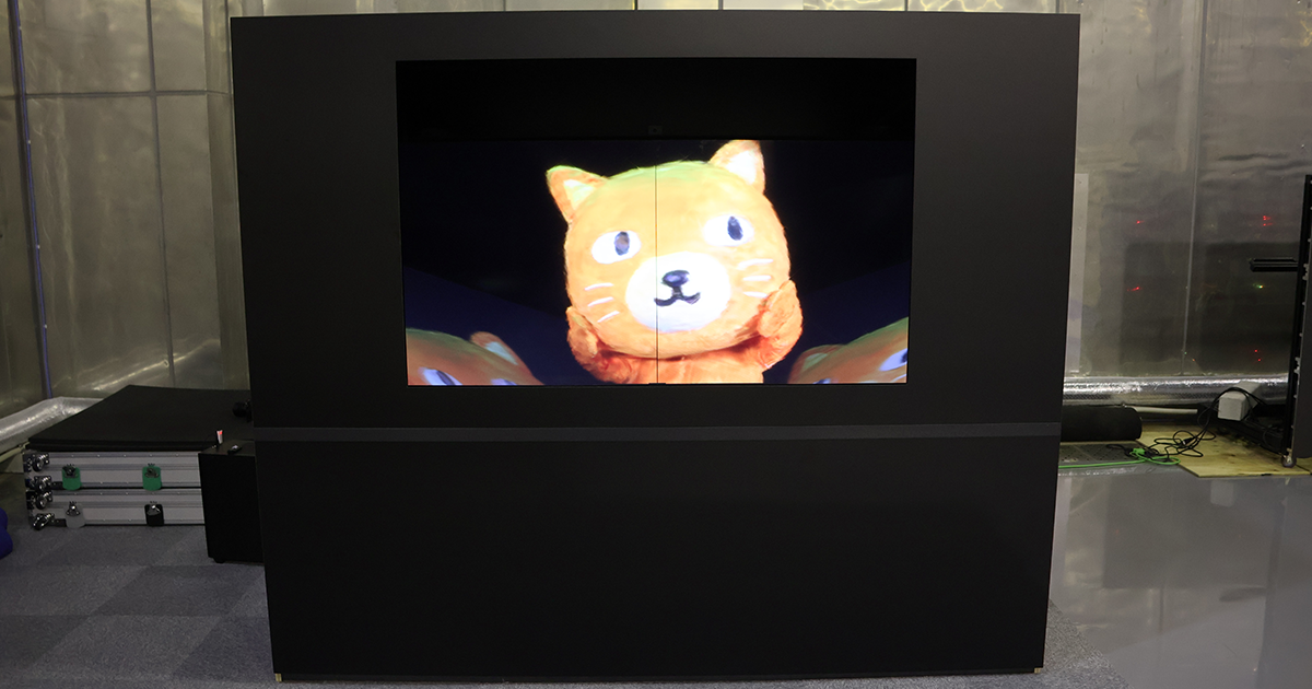中部電力株式会社様主催「テクノフェア2024」にて、ASKA3DとLOOKING GLASS 65”を使用した大型立体空中ディスプレイが展示さ ...